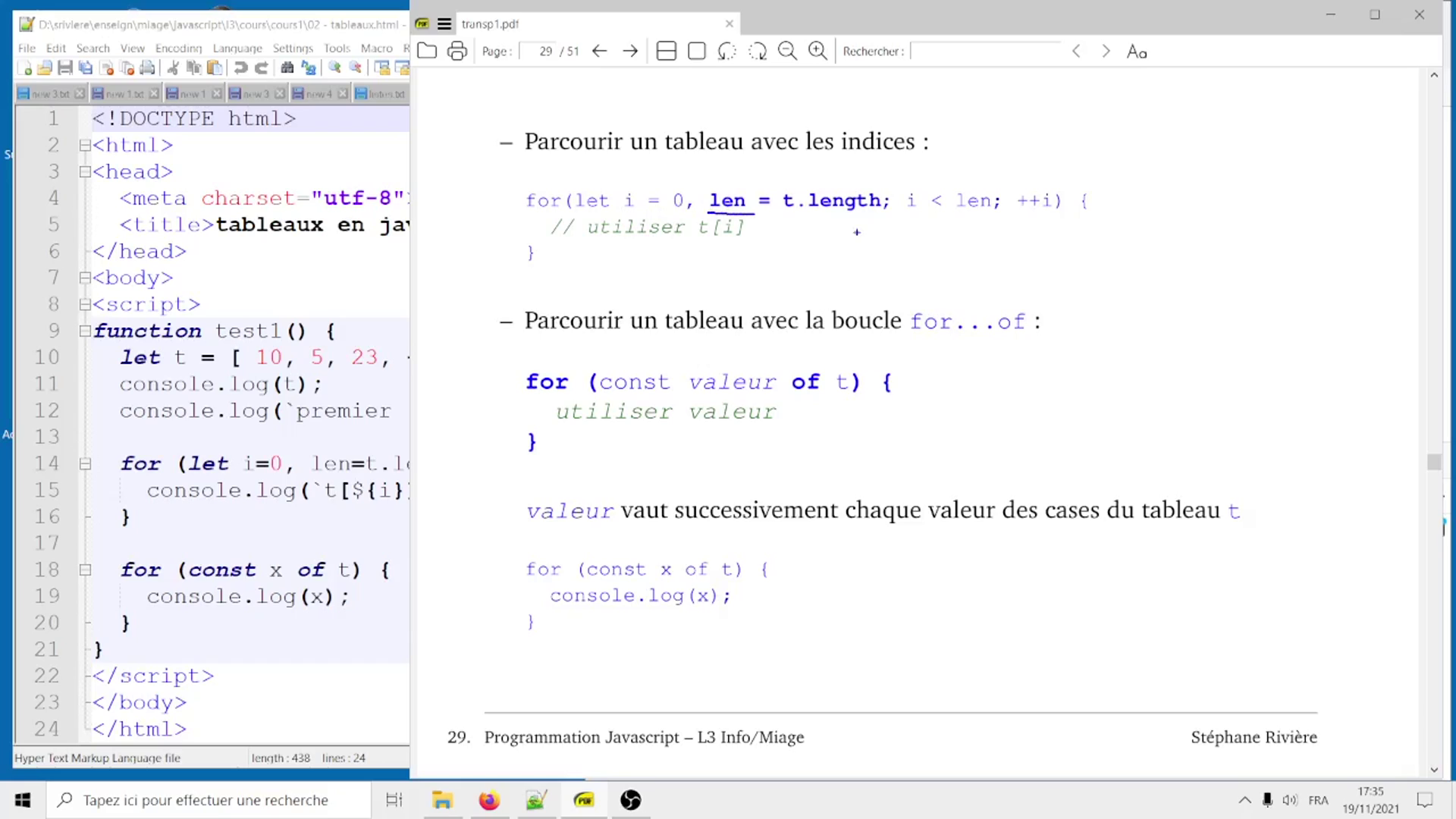 UHA.Pod - Programmation Web En Javascript : Cours 1 4/… UHA.Pod - Programmation Web En Javascript : Cours 1 4/…